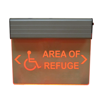 Product: Area of Refuge 120/277vac Illuminated Single Sided Sign (7050)